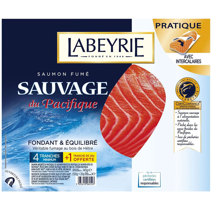 LABEYRIE : Saumon fumé sauvage
