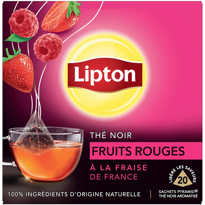 LIPTON : Pyramid - Thé noir aux fruits rouges