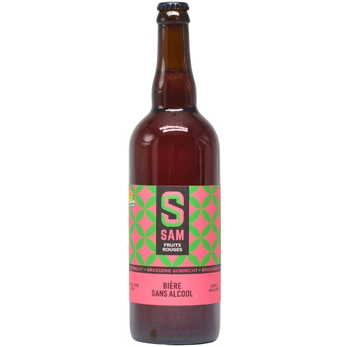 SAM : Bière rouge sans alcool : 75 cl | Livraison à domicile et Drive ...