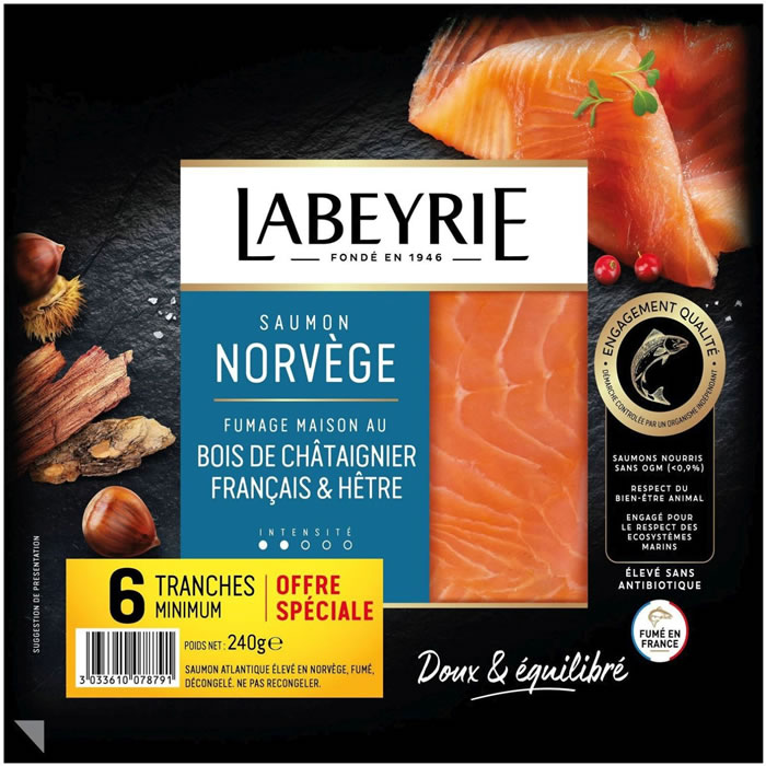 LABEYRIE : Saumon fumé de Norvège