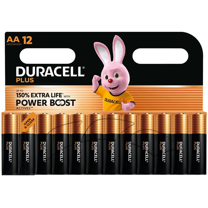 DURACELL : Plus - Piles alcalines LR06 - type AA