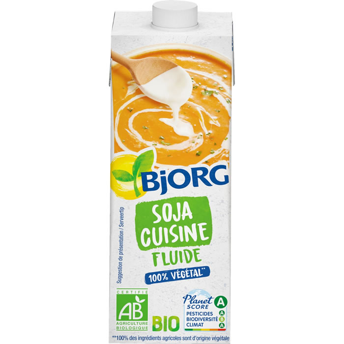 BJORG : Soja cuisine fluide bio - chronodrive : 25 cl | Chronodrive