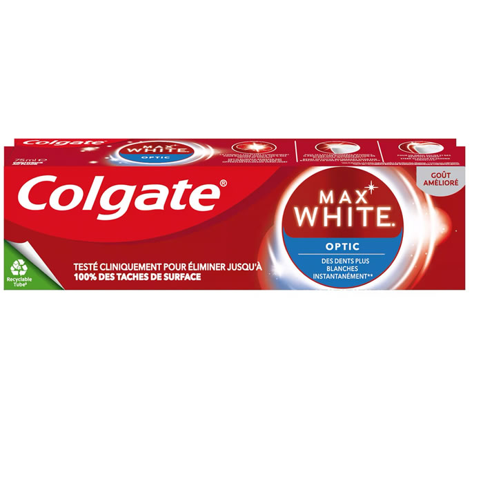 COLGATE : Max White Instant - Dentifrice blancheur