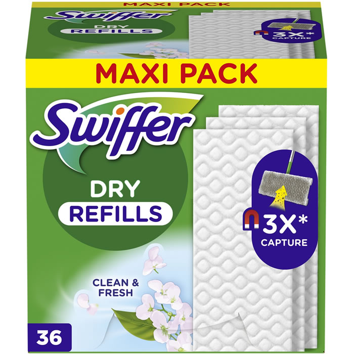 SWIFFER : Dry Refills - Lingettes dépoussiérantes multi-surfaces pour ...