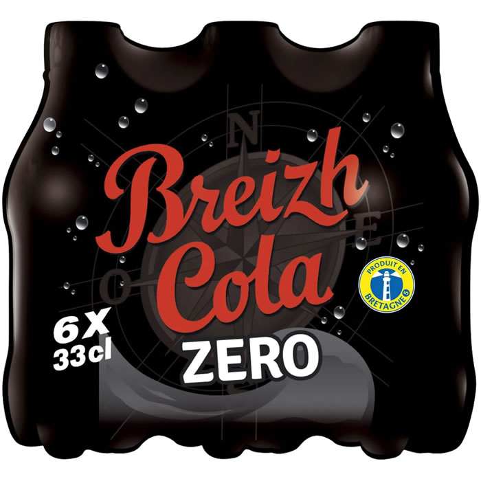 BREIZH COLA : Zéro - Boisson gazeuse zéro à l'arôme naturel de cola : 6 ...