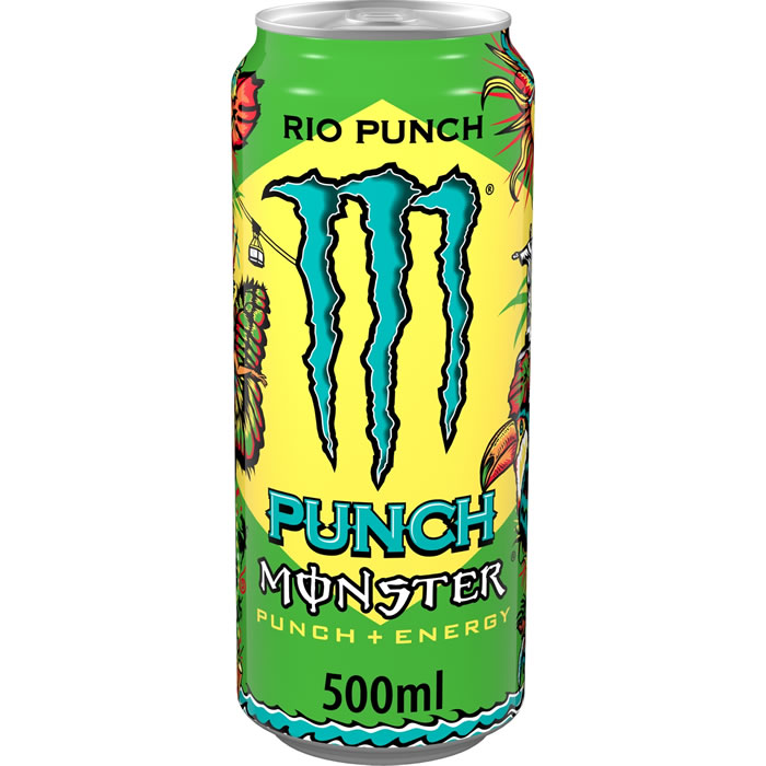 MONSTER : Punch - Boisson énergisante gazeuse aux fruits