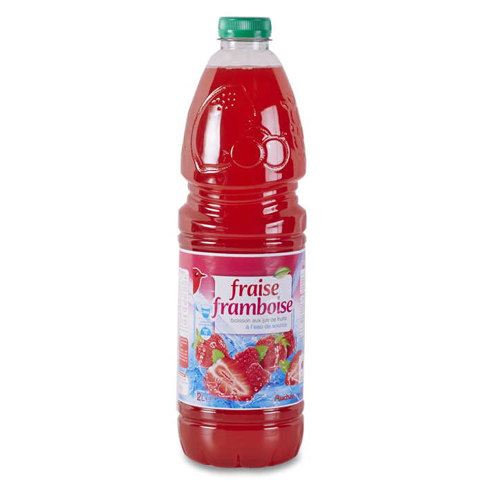 AUCHAN : Boisson à la Fraise et à la Framboise : 2 L | Livraison à ...
