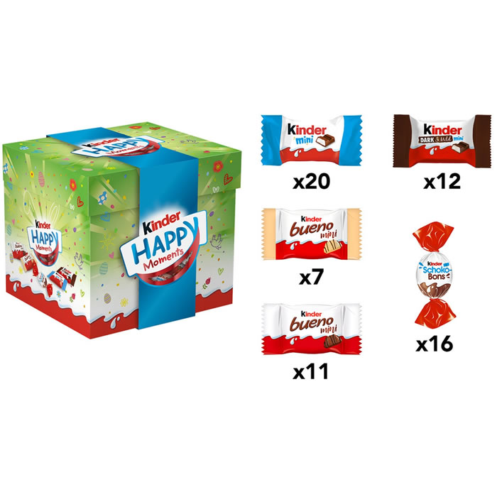 KINDER : Happy Moments - Assortiment de bonbons au chocolat