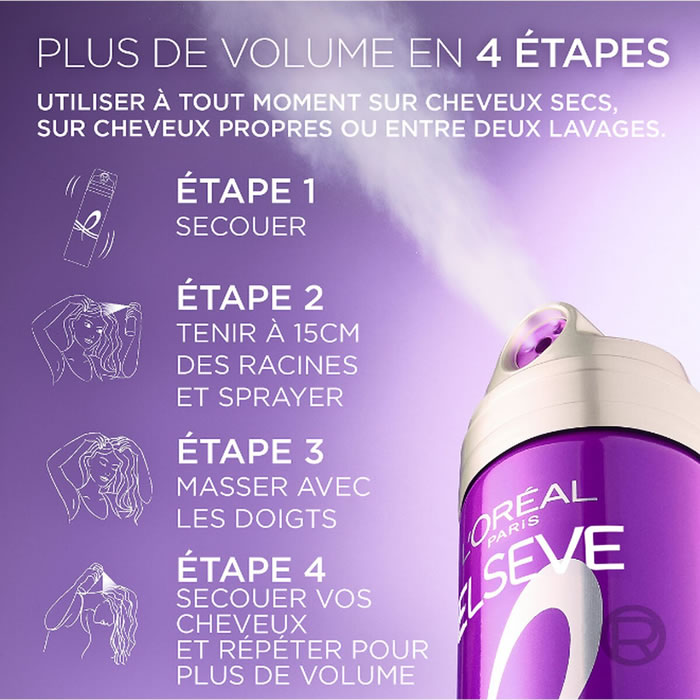 ELSEVE : Big Hair Day - Spray volume enrichi en collagène : 200 ml ...